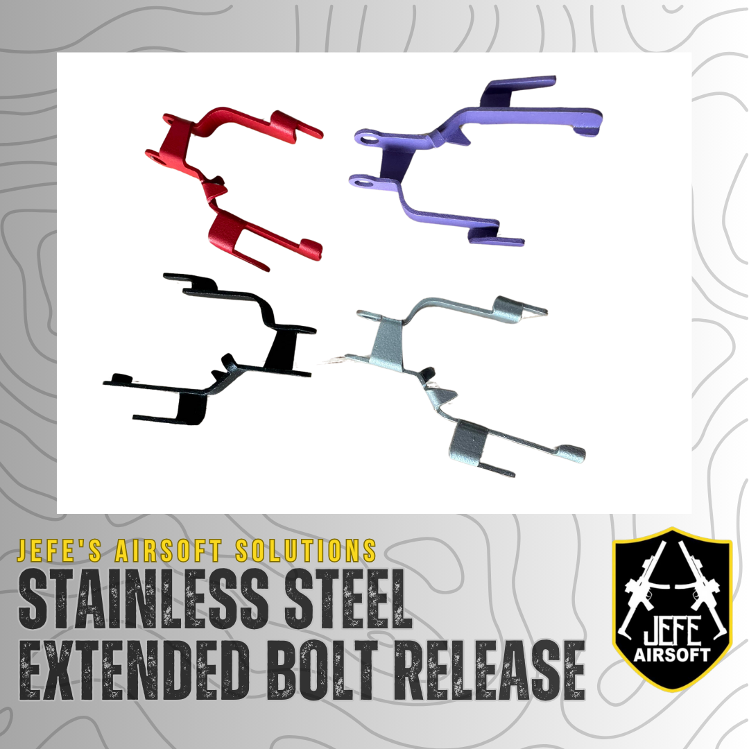 Stainless Steel Extended Bolt Release Right Hand Only – Jefe's Airsoft ...