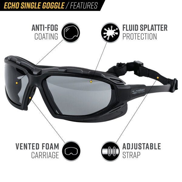 Echo Single Lens Airsoft Goggles - Jefe's Airsoft Solutions gear ...